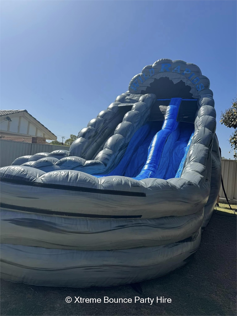 Wild Rapids Dual Lane Water Slide - Jumping Castle Hire in Perth